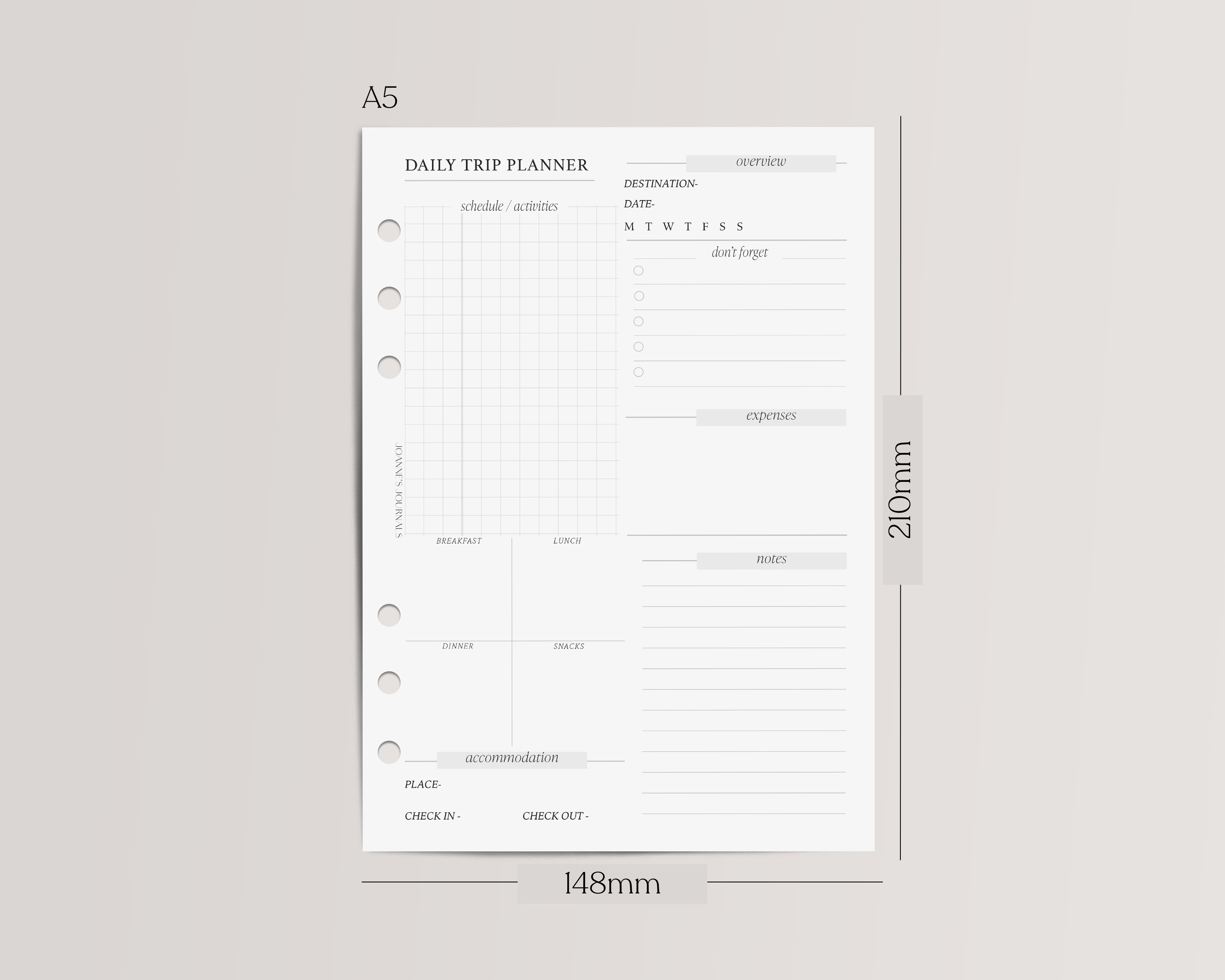 Daily Trip Planner daily-trip-planner